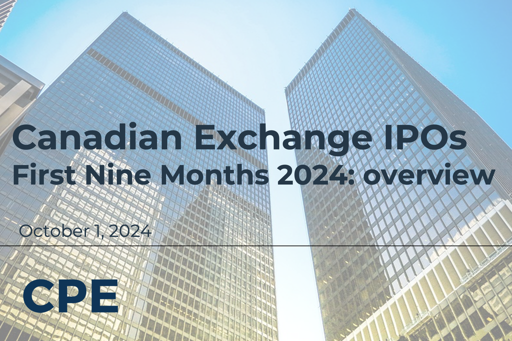 CSE and mining IPOs sustain Canadian IPOs | Private Capital Journal